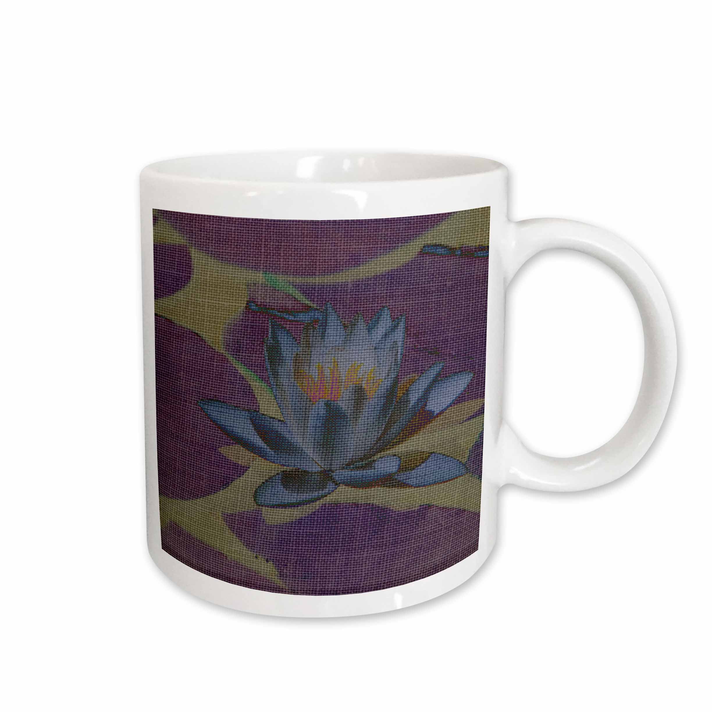 3drose, Water Lily and Lily Pads - Flowers - Art - Zen, 11oz Mug ...