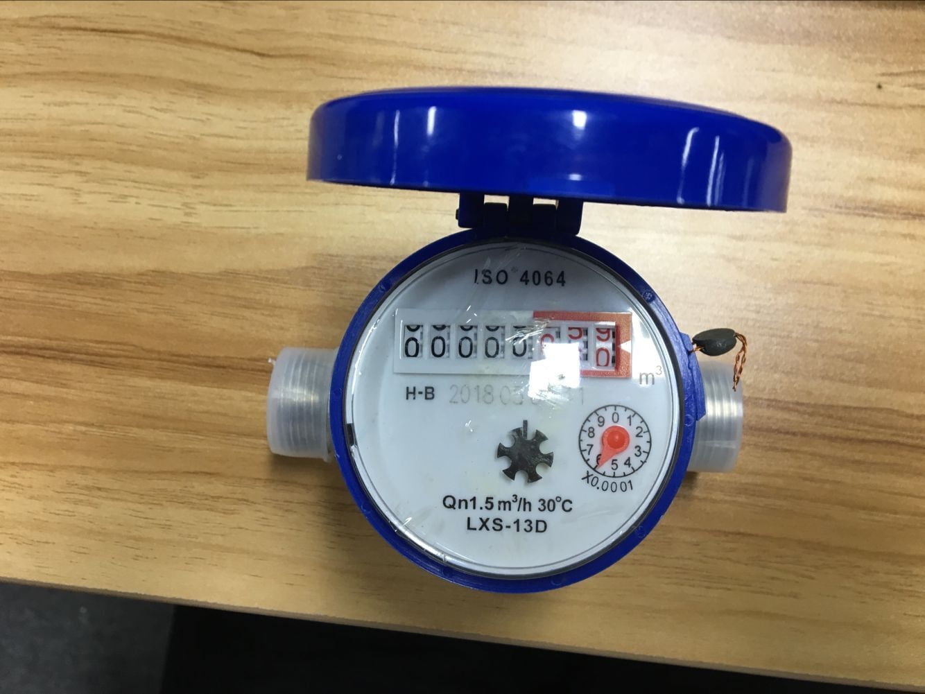 Water Meter 1/2 inch Cold Water Meter with Fittings for Garden & Home ...