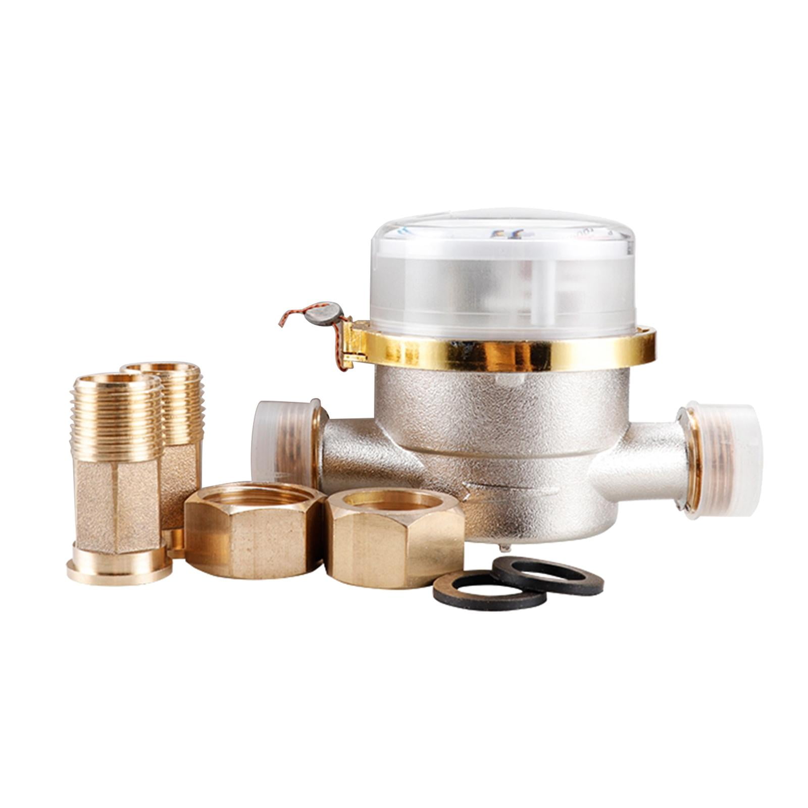 Water Meter /4" Thread Cold Water Meter for Garden and Home use ...