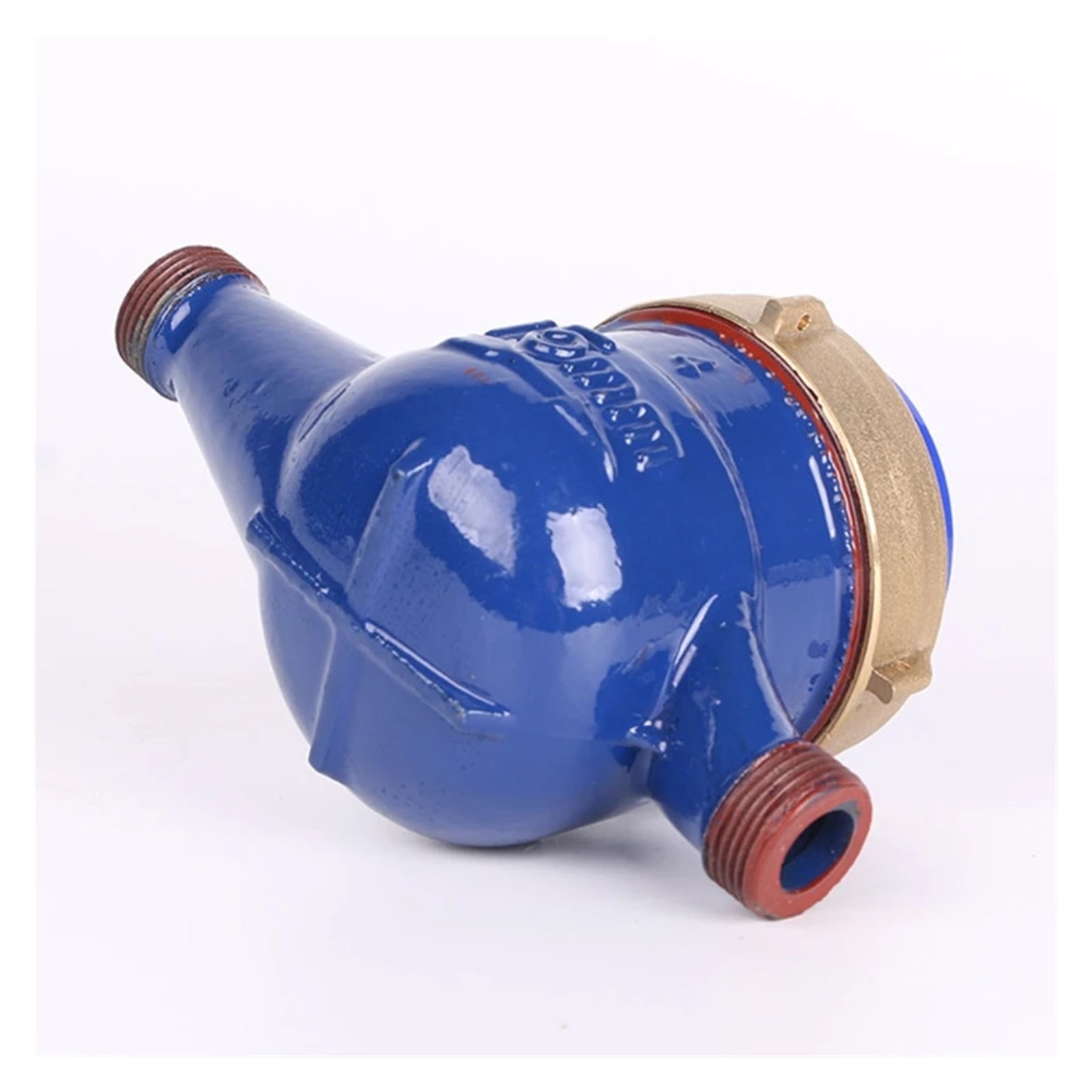 Water Meter Heavy Duty Brass Flow Measure Tap Cold Water Meter Home ...