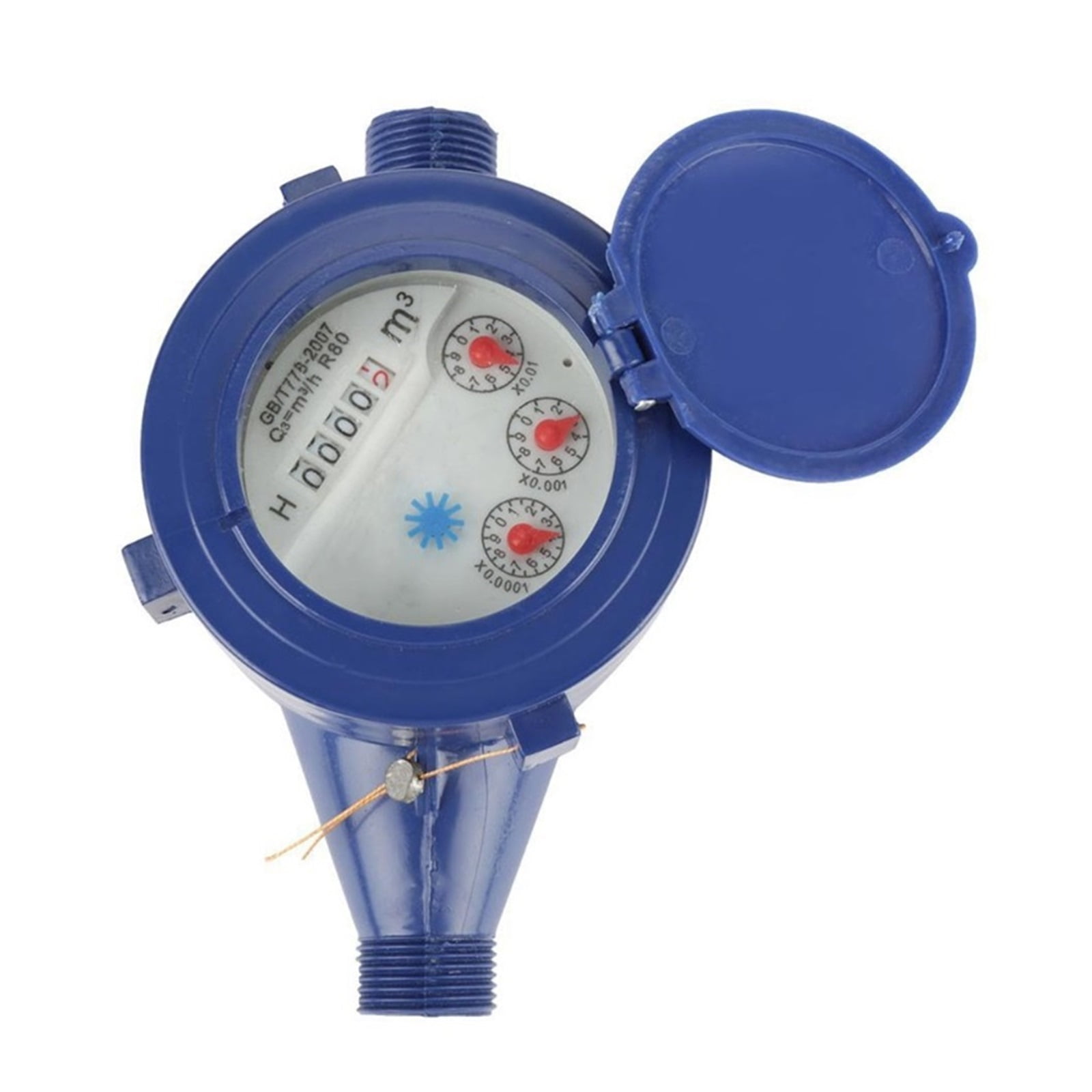 Water Meter Water Flow Meter 15mm 1/2 Inch Cold Water Meter Compatible ...