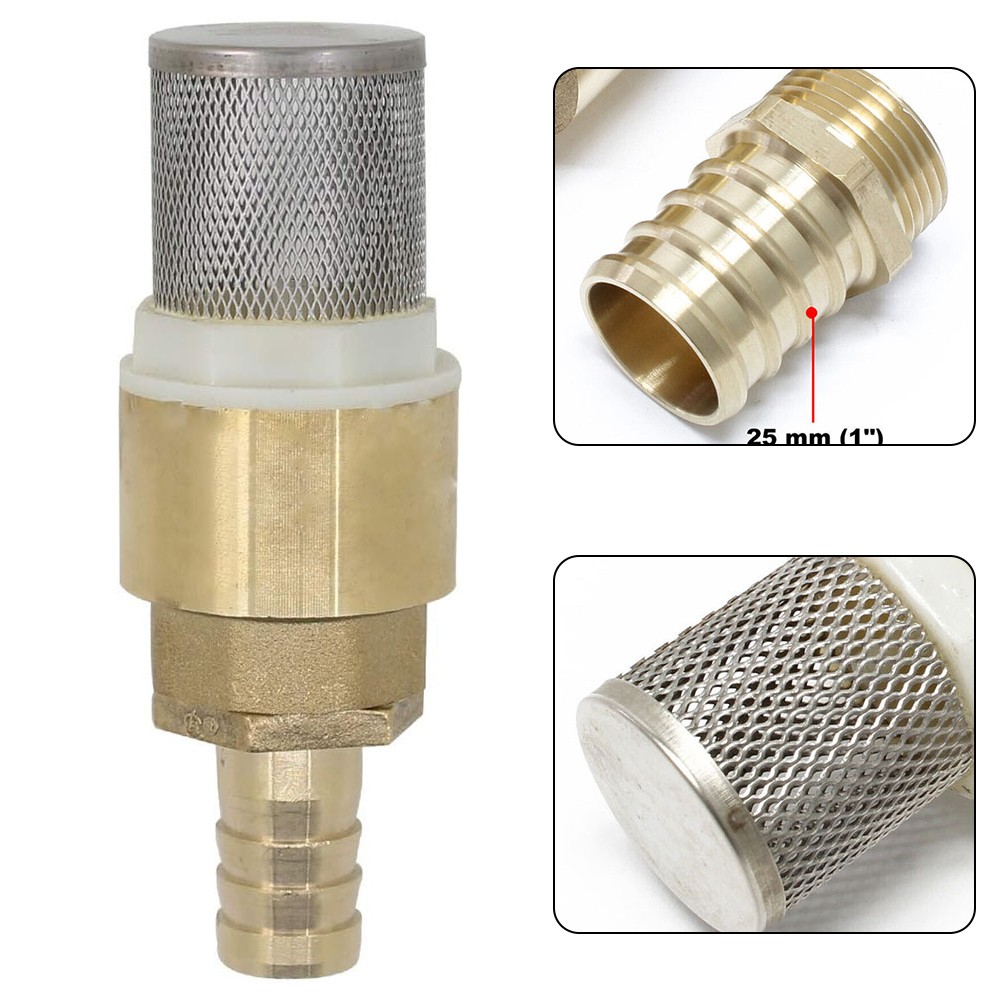 Water Microfilter Check Valve Anti-wear Brass Stainless Steel DN20 26 ...