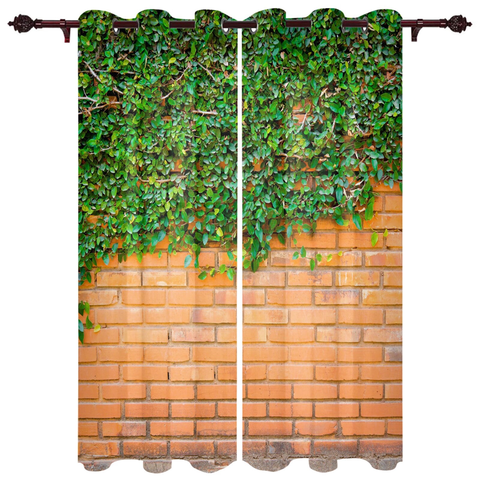 Water Mist Forest Rain Kitchen Curtain Kids Bedroom Living Room Balcony ...
