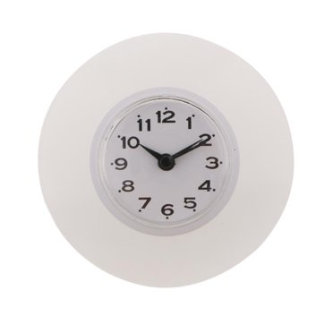 Sana's White Bathroom Shower Rope Clock with Stand. Water Resistant ...
