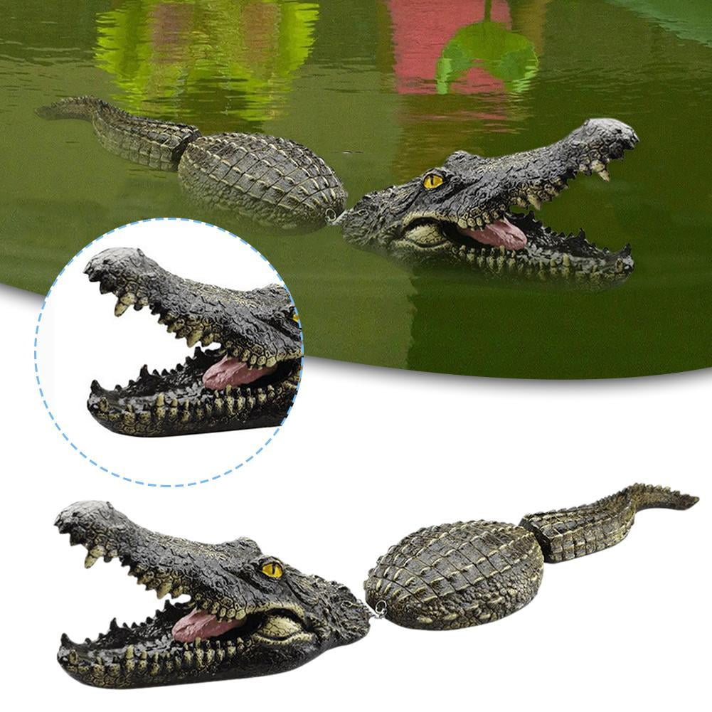 Water Mouth Open Simulation Conjoined Crocodile Crocodile Head Garden ...