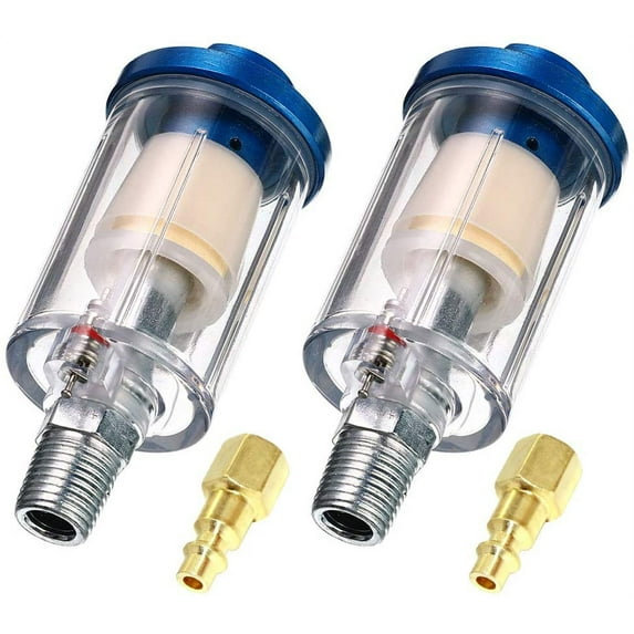 Water Oil Separator Filter, 1/4" NPT Male and Female Thread Spray Gun ...