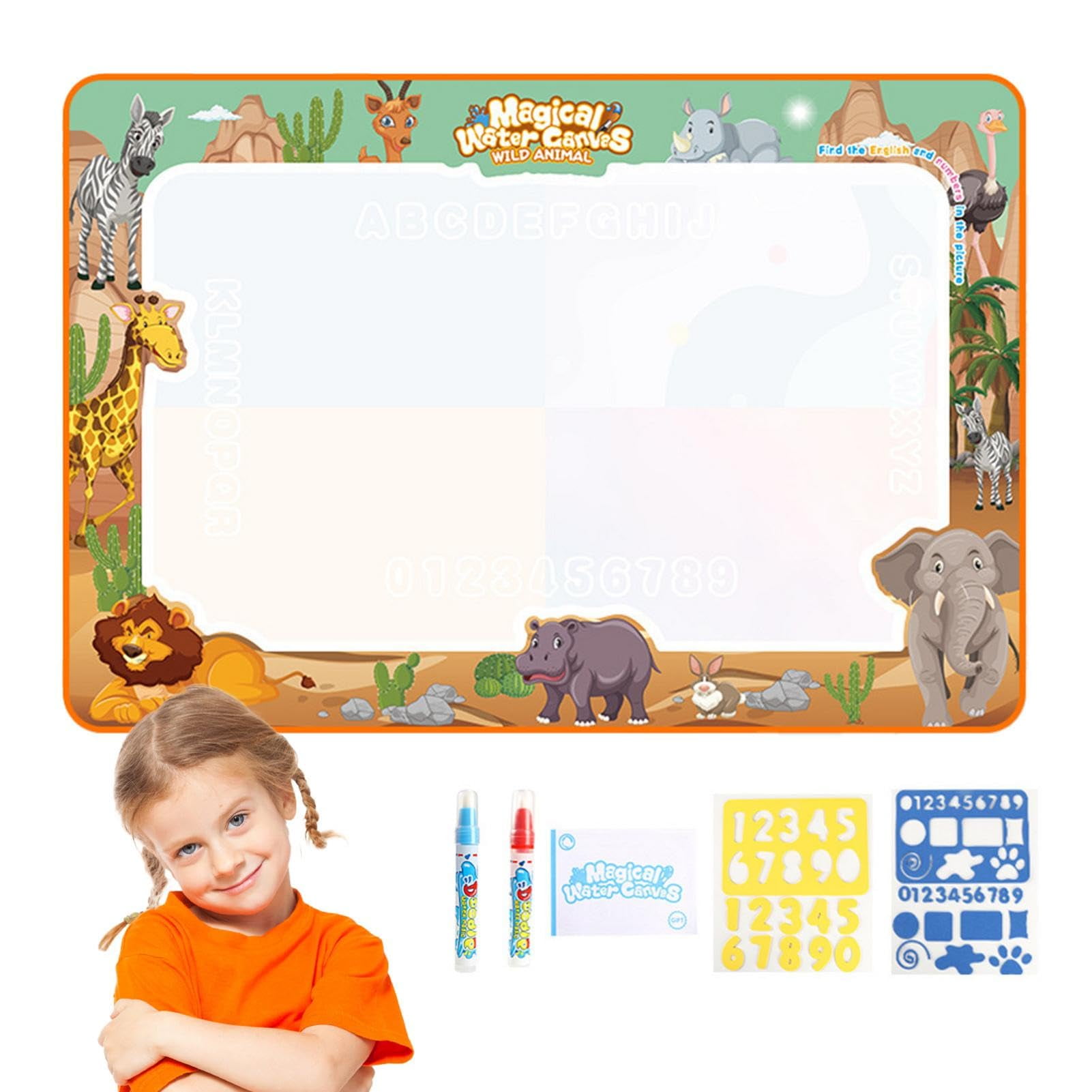 Water Painting Mat, Doodle Drawing Mat, Educational Toy - Easy to Use ...