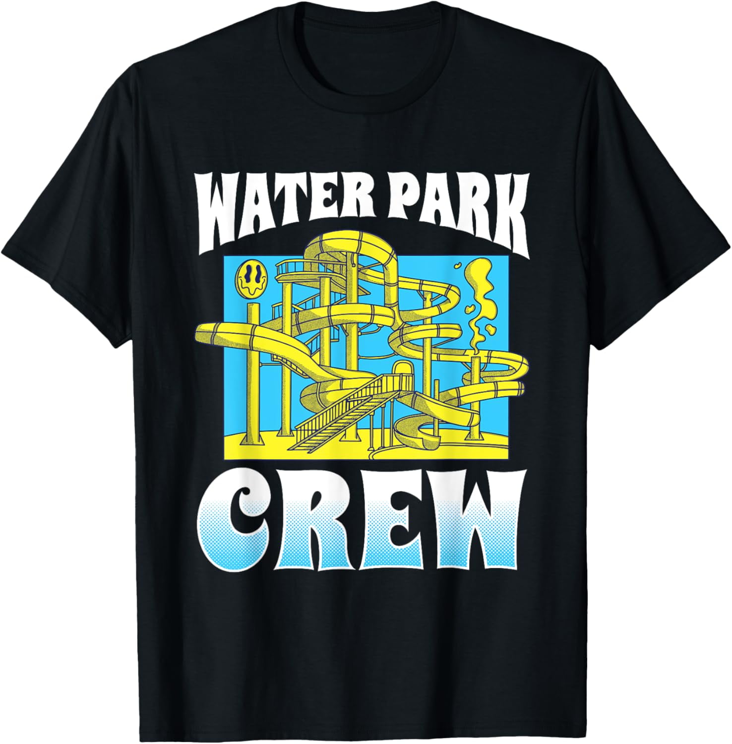 Water Park amusement water slide pool family kids recreation T-Shirt ...