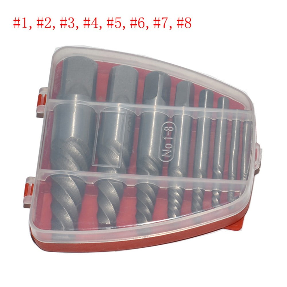 Water Pipe Broken Wire Screw Extractors Metal Drill Bit Set Damaged ...
