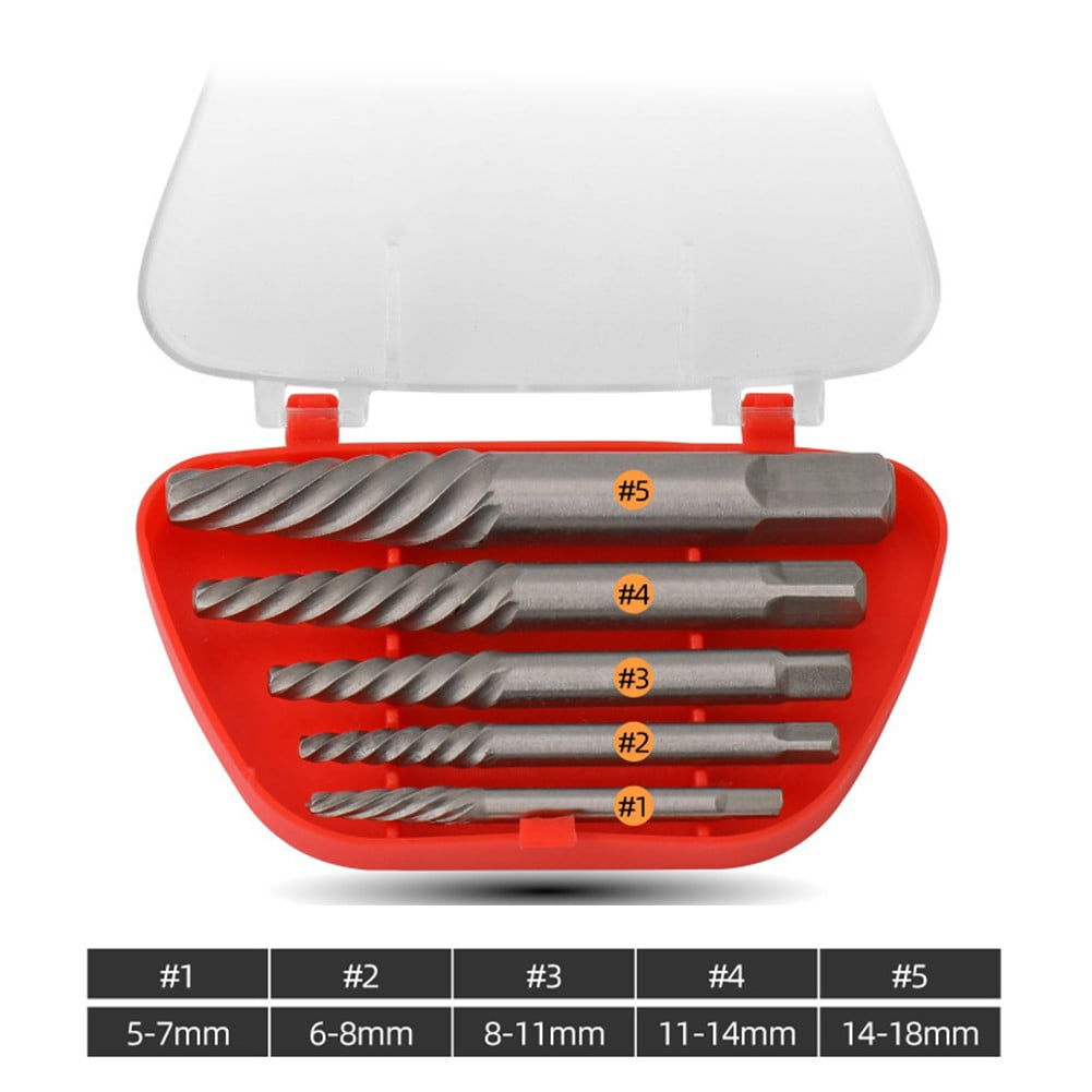 Water Pipe Broken Wire Screw Extractors Metal Drill Bit Set Damaged ...