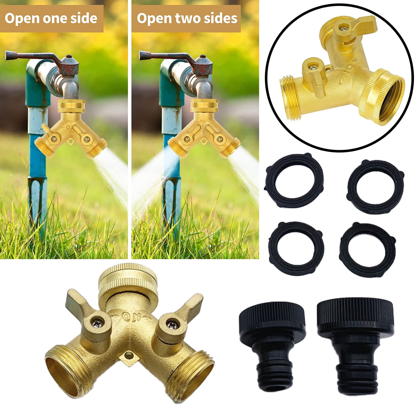 Water Pipe Joint Garden Hose Dispenser Faucet Brass Dispenser With ...