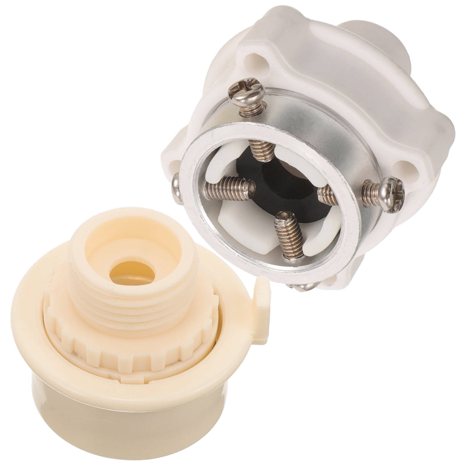 Water Pipe Quick Connector 2 Pcs Hose Fittings Washing Machine Inlet ...