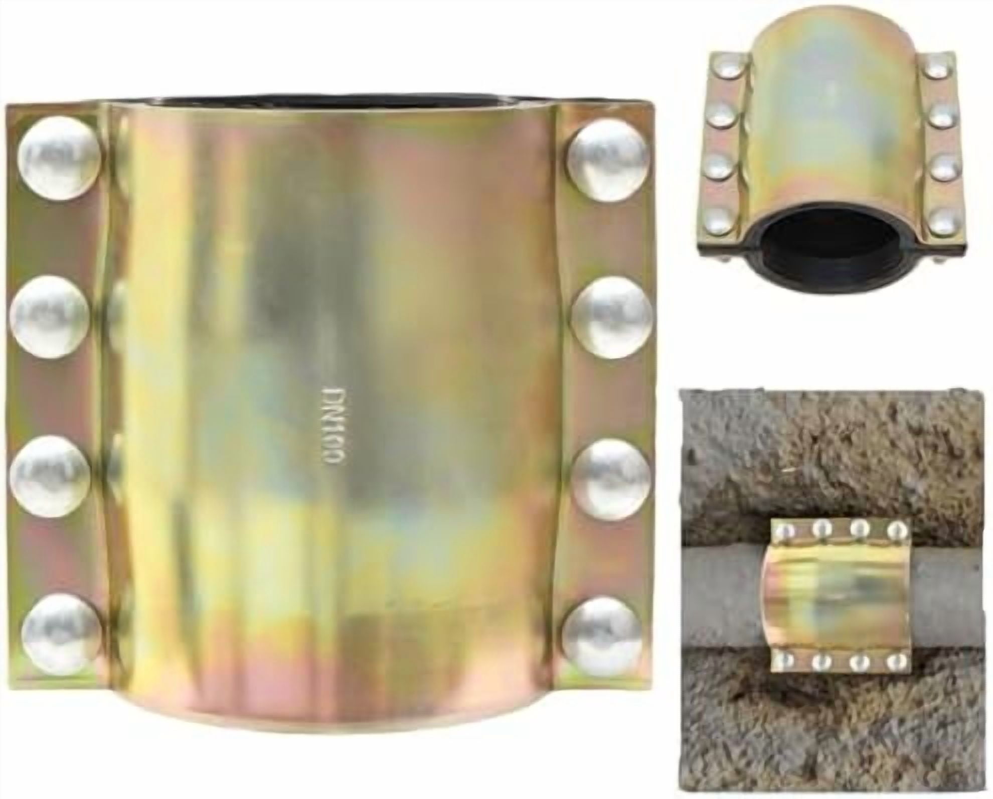 Water Pipe Repair Clamp for 4 Inch Leak Sealer for Pipes Emergency Pipe ...