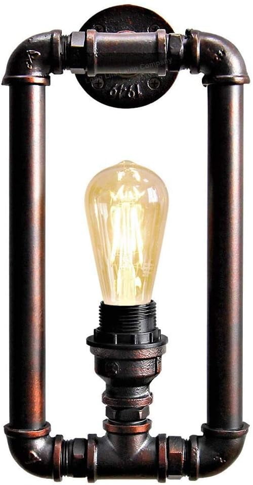 Water Pipe Wall Sconce,Industrial Vintage Steam Punk Wall Lamp,1 Lights ...