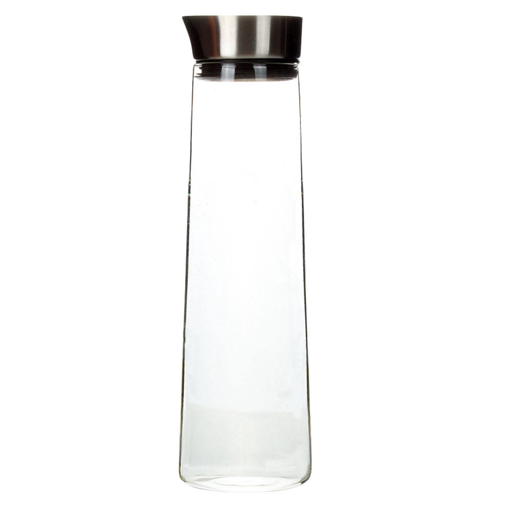 Water Pitcher Coffee Carafe Leakproof Glass Kettle Restaurant Stainless ...