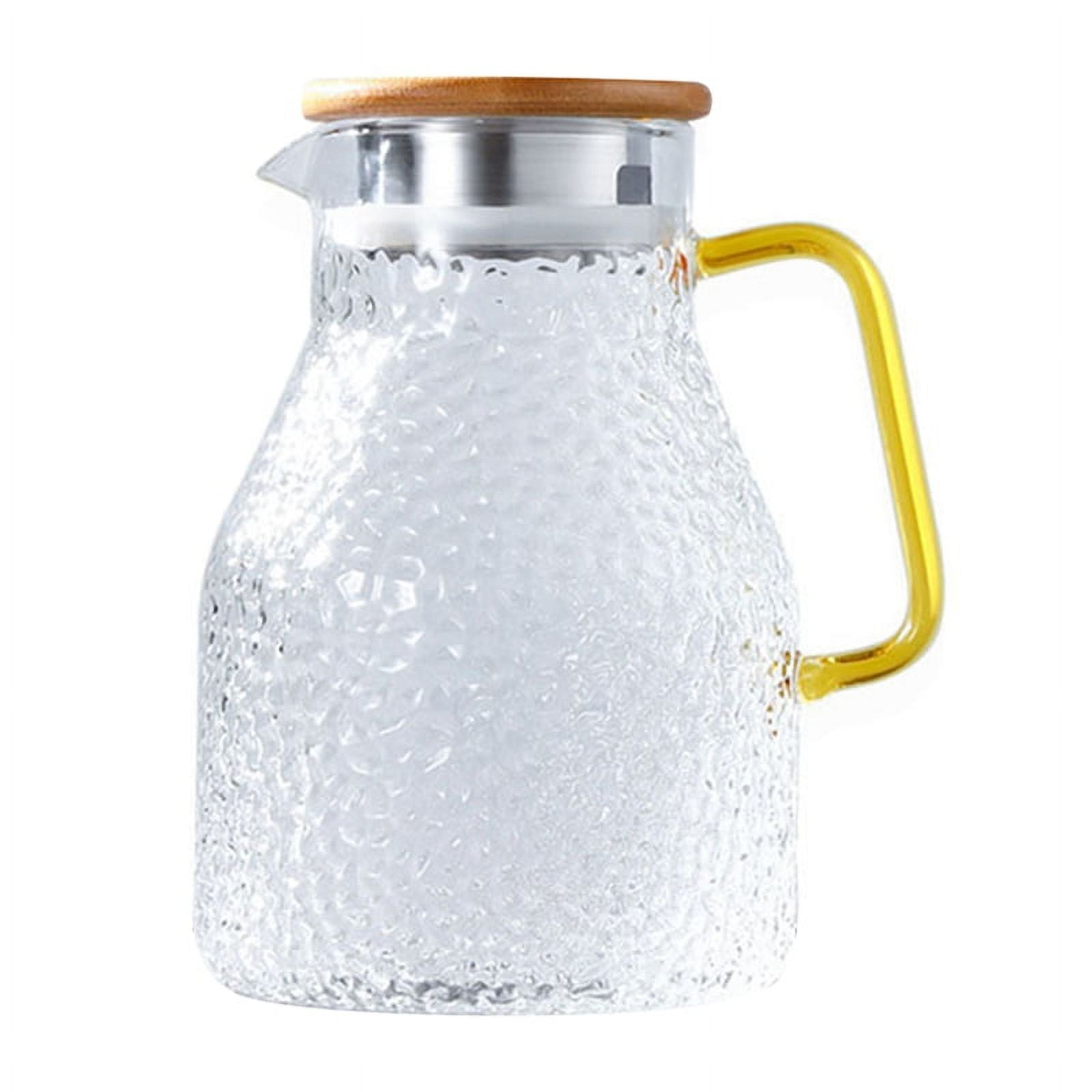Water Pitcher Glass Pot 2000Ml Heat Jug and Set Square Kettle Boiling ...