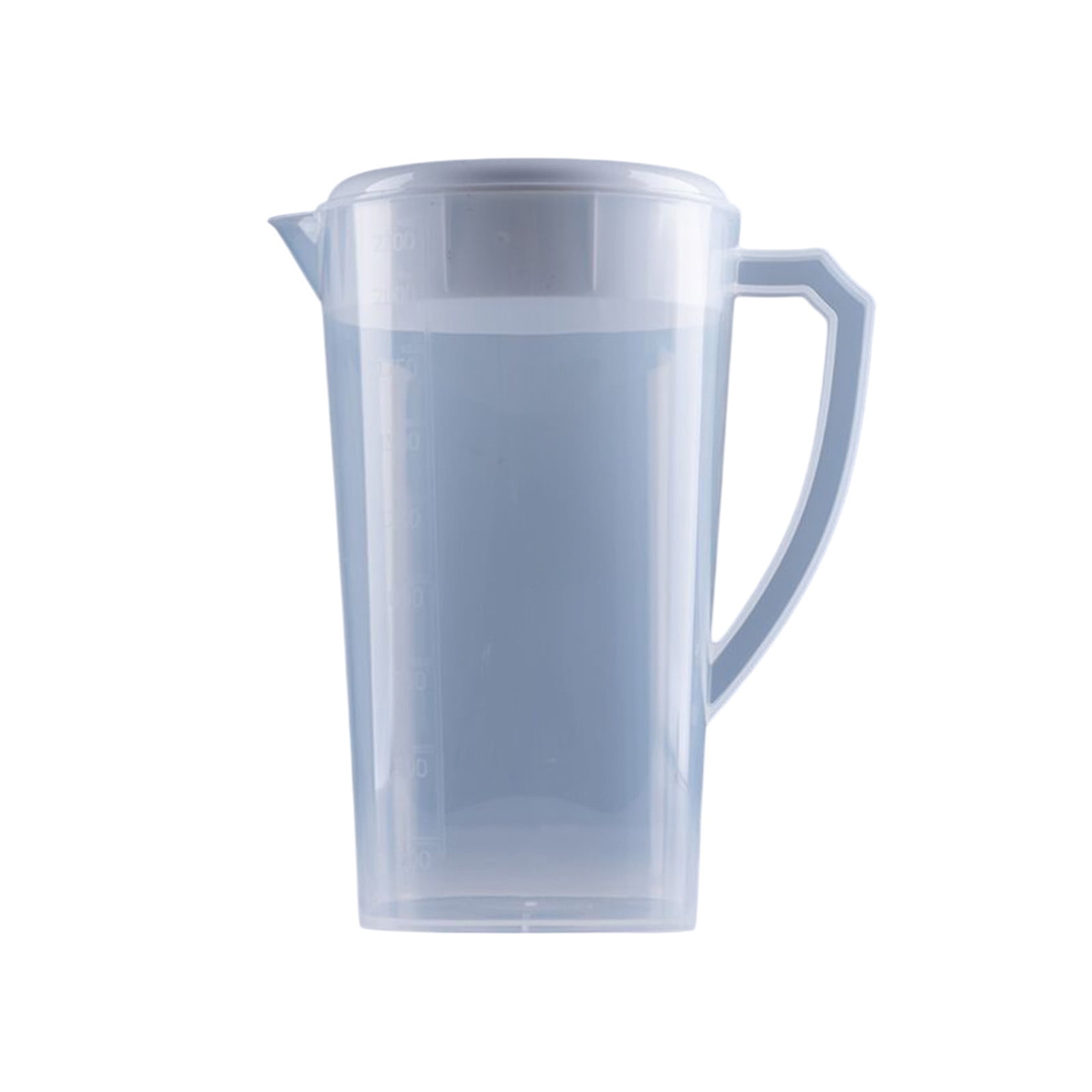 Water Pitcher with Lid, 2L/70oz Unbreakable Plastic Iced Tea Juice ...