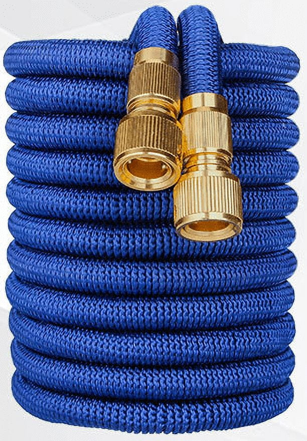 Water Plated Copper Household Garden Water Hose 3 times telescopic TPE ...