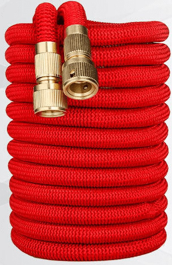 Water Plated Copper Household Garden Water Hose 3 times telescopic TPE ...