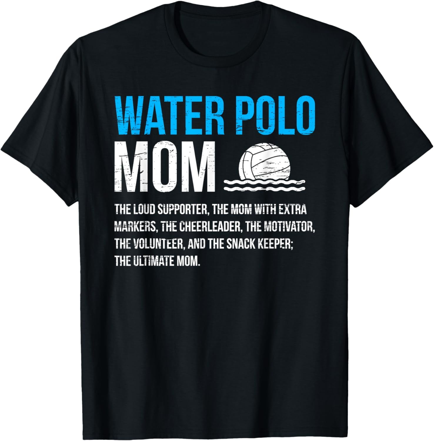 Water Polo Mom Definition Mom Of A Water Polo Player Mother T-Shirt ...