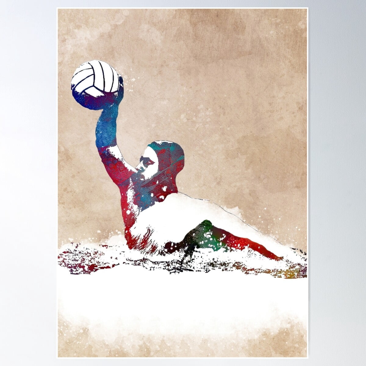 Water Polo Sport #Sport #Waterpolo Poster Wall Art, Modern Wall Decor ...