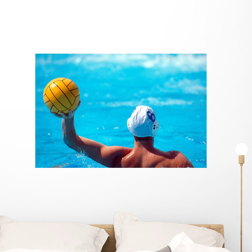 Water Polo Wall Mural by Wallmonkeys Peel and Stick Graphic (36 in W x ...
