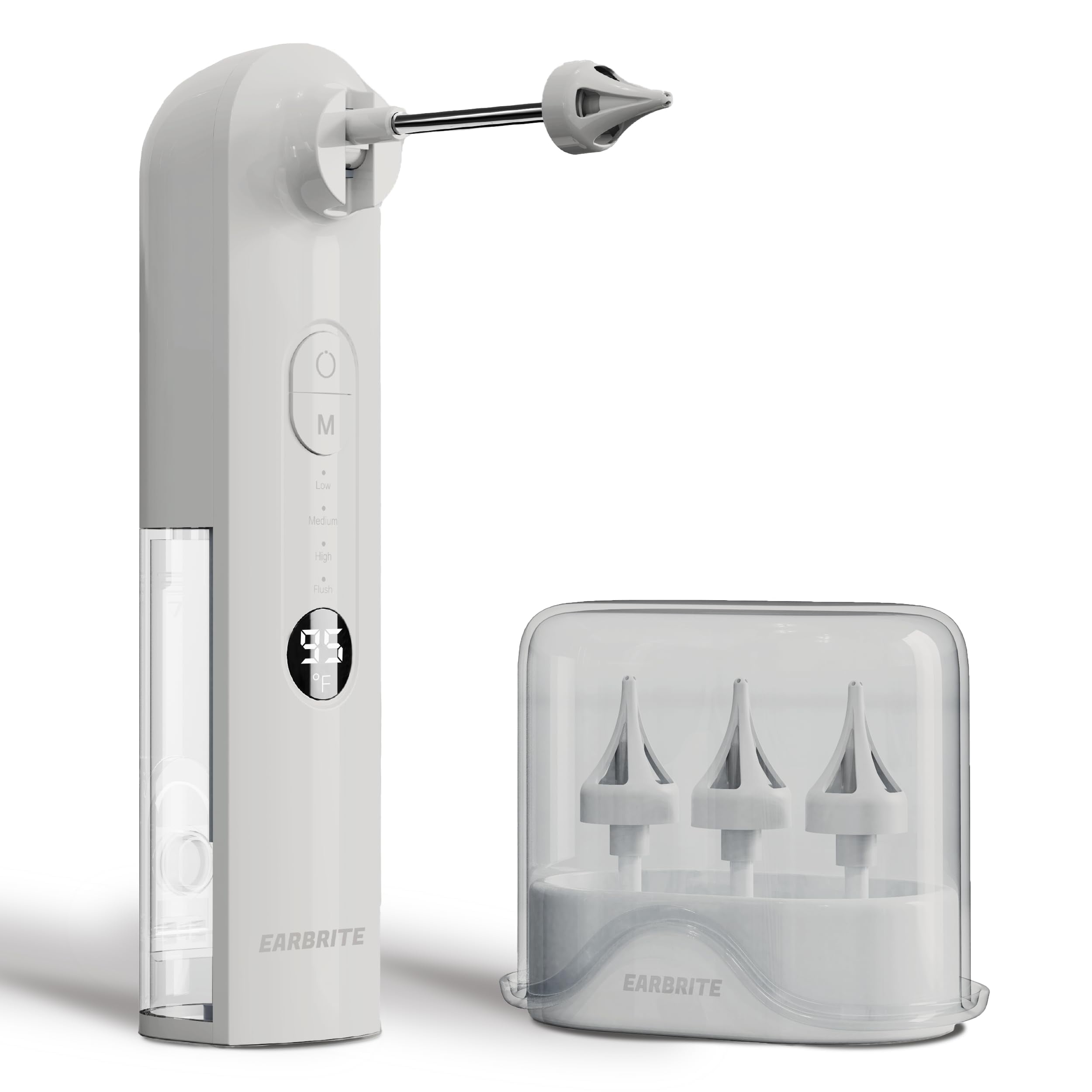 Water Powered Ear Cleaner - Ear Wax Removal Tool - Earwax Washer Lavage ...