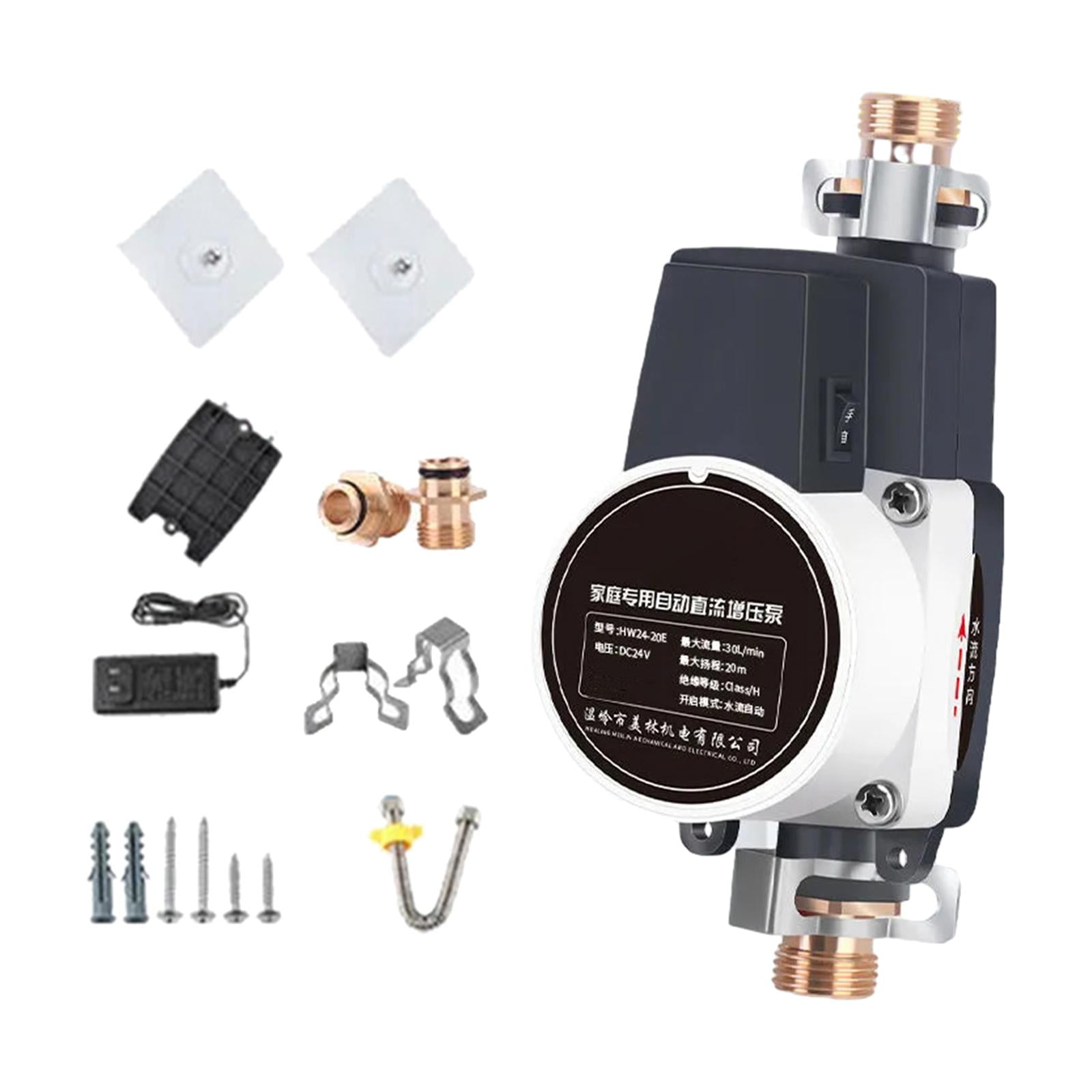 Water Pressure Booster Pump DC 24V 100W with Switch Circulation Shower ...