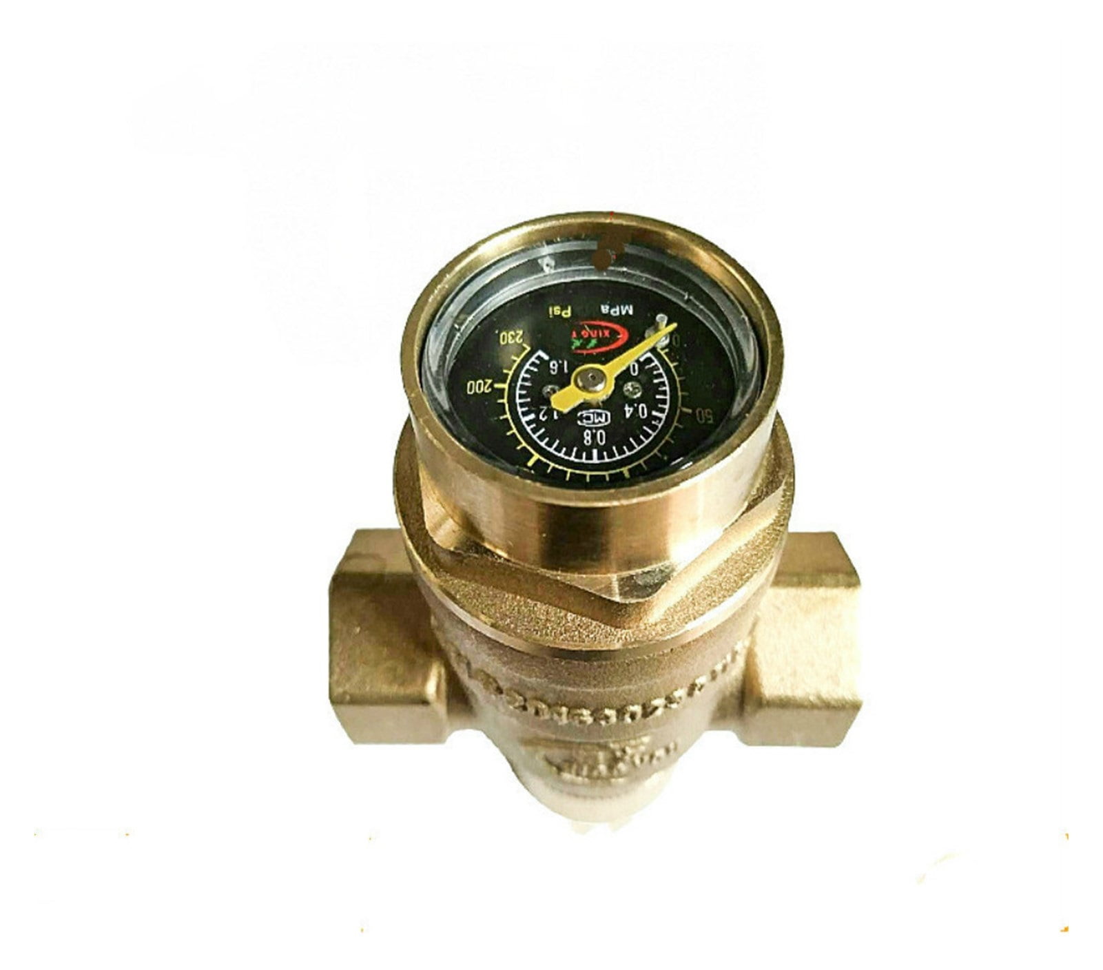 Water Pressure Regulator Valves With Pressure Gauge Pressure ...