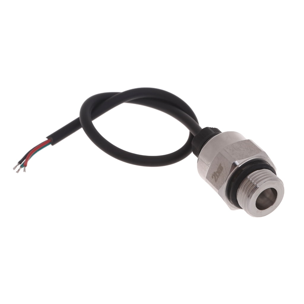 Water Pressure Transmitter Input 5V Oil Pressure Transducer 3/8'' Fuels ...