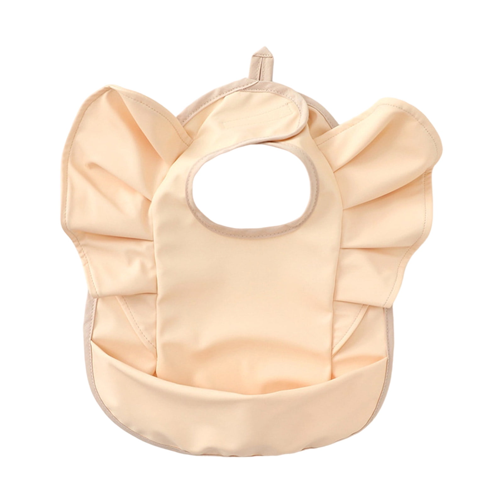 Water Proofing Infant Bib Angel Wing Shape Wipeable Burp Cloth Portable ...
