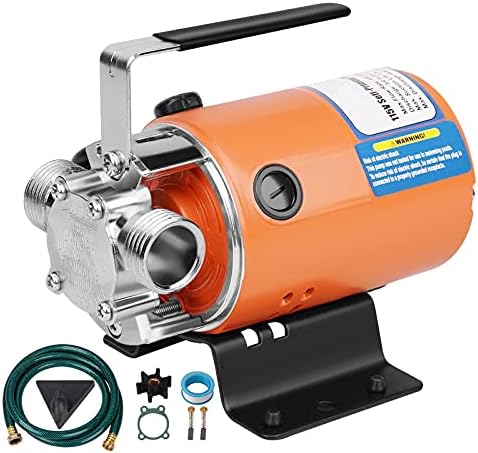 Water Pump 115V 1/10 HP 330 GPH Water Transfer Pump With 3/4 inch Ports ...