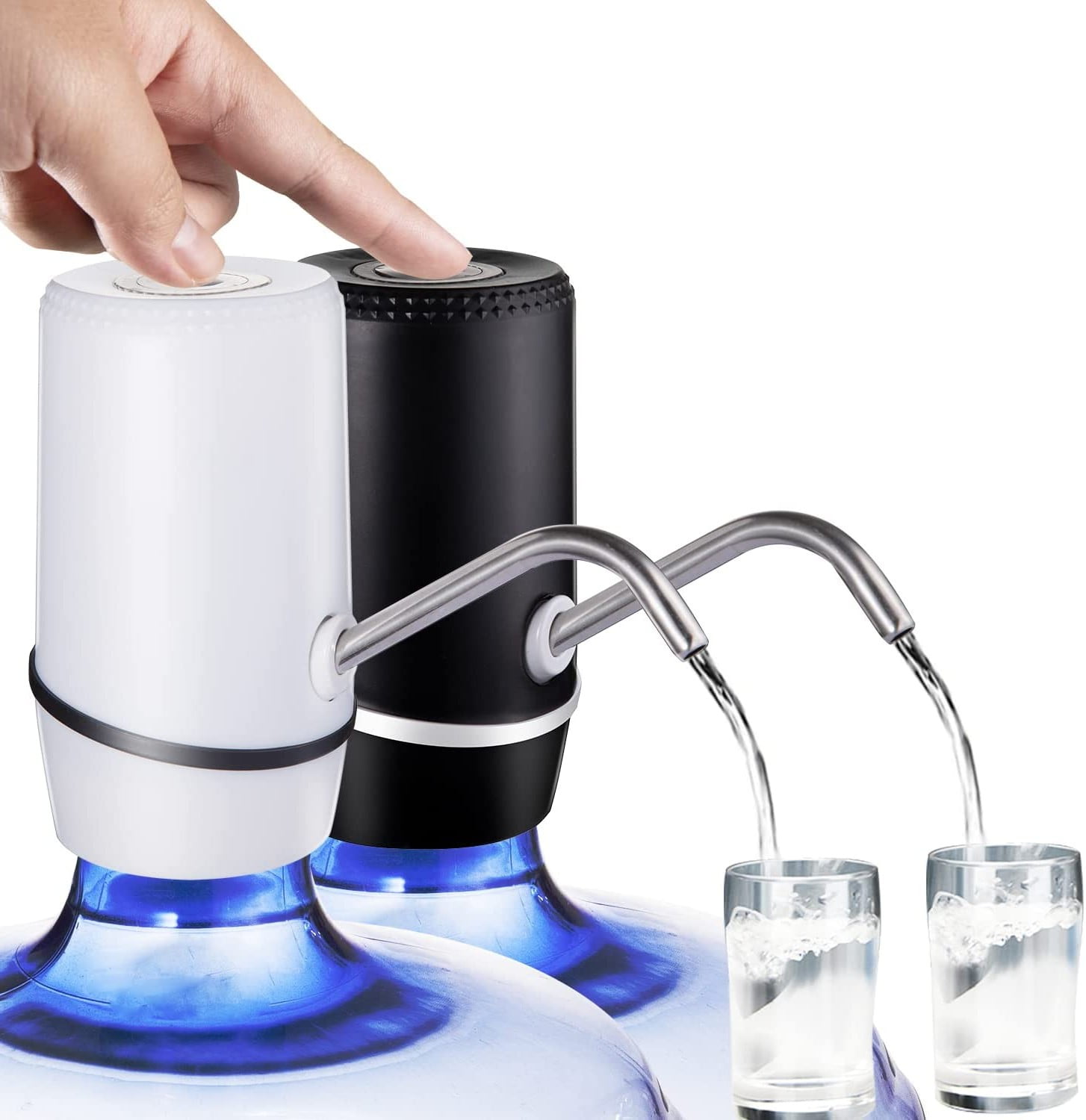 USB Charging Water Pump Dispenser, 2pack for 5 Gallon Bottle, Universal ...