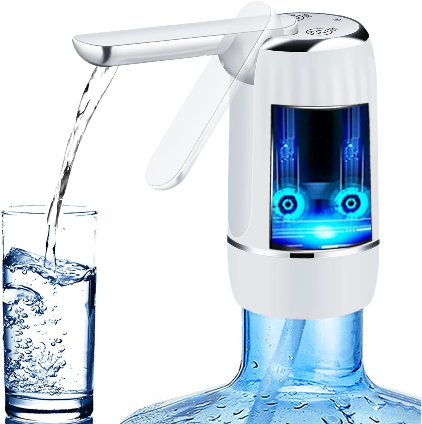 Water Pump for 5 Gallon Bottle, USB Charging Automatic Water Dispenser ...