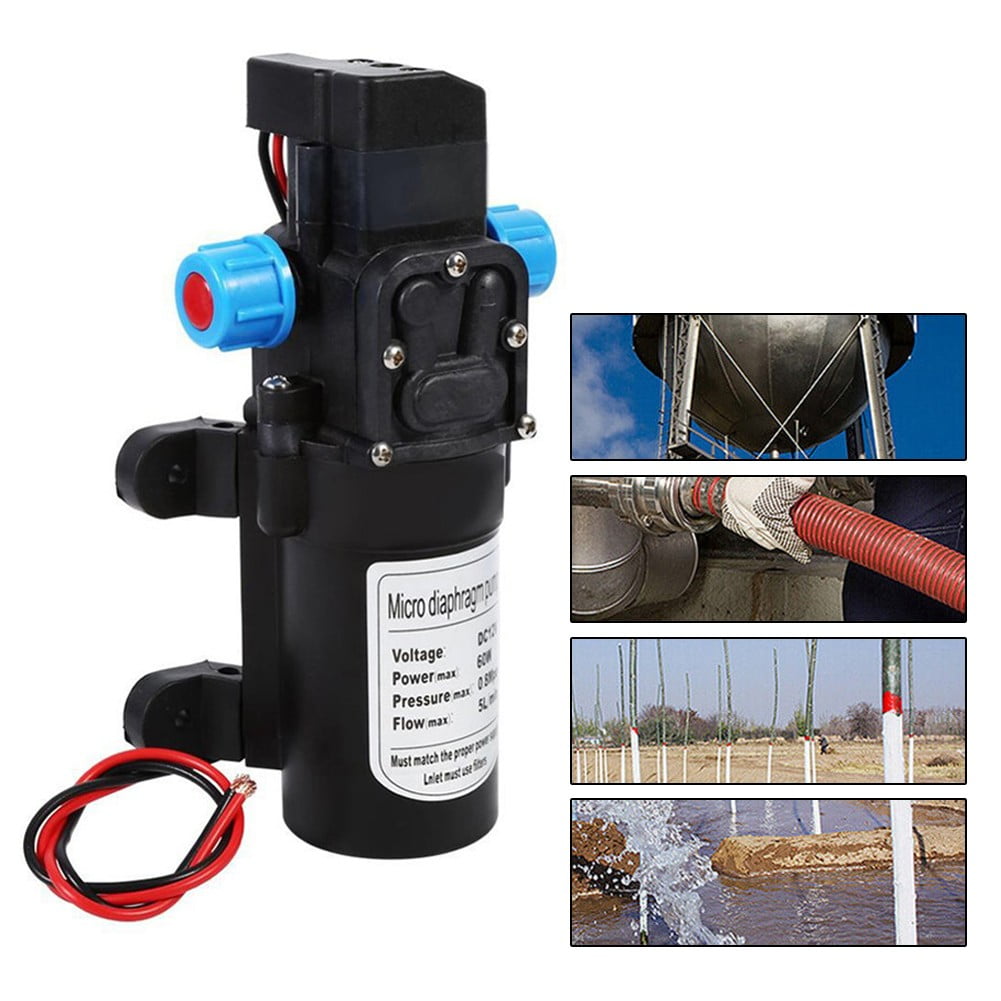 Water Pump Dc 12V 60W Electric Membrane Water Pump Automatic Switch ...