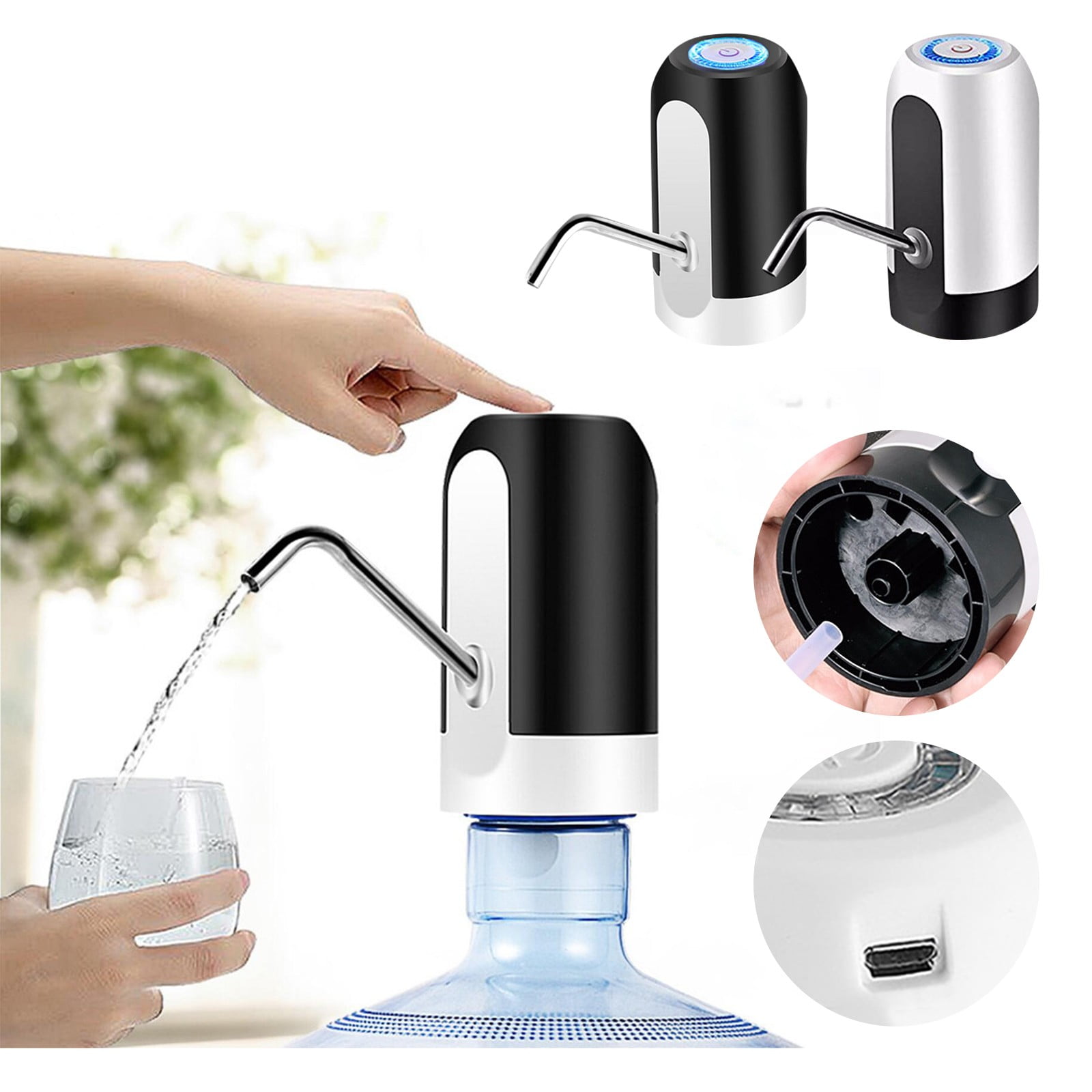 Water Pump Dispenser, Automatic Electric Drinking Water Pump, Portable ...