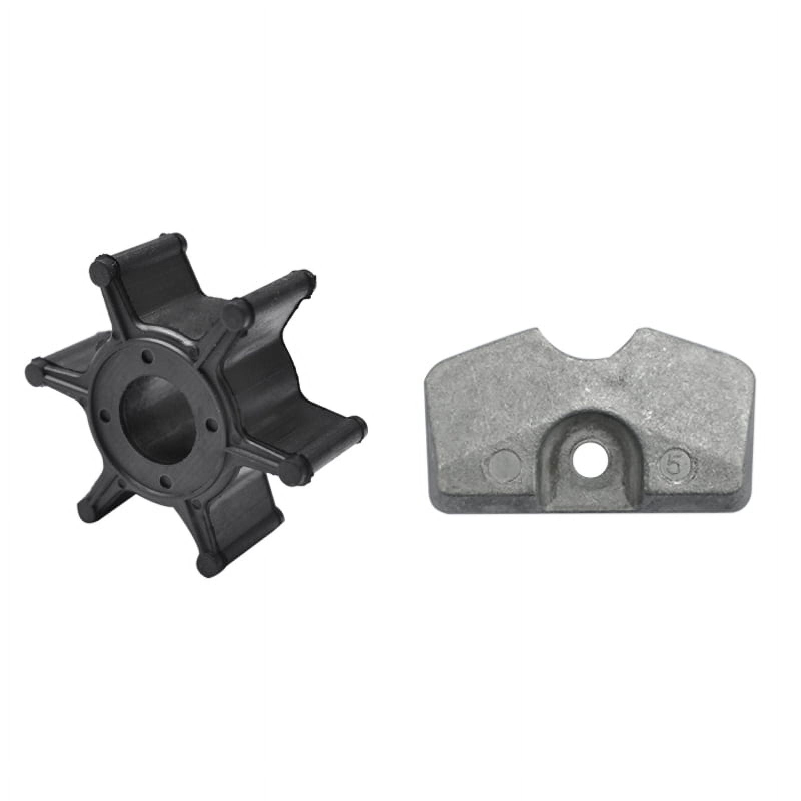 Water Pump Impeller for with Fit for Outboard Lower Unit Anode 6L5 ...