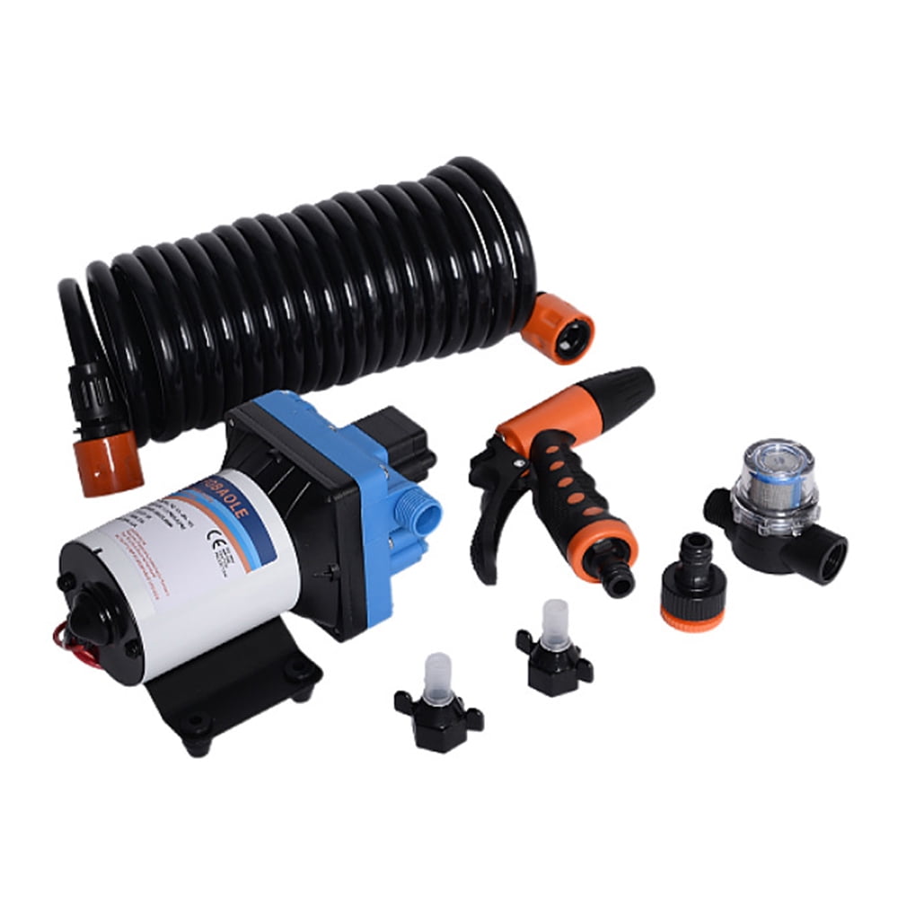 Water Pump Kit 20L Flow Rate 24V 5.5GPM Portable Diaphragm Pump Booster ...