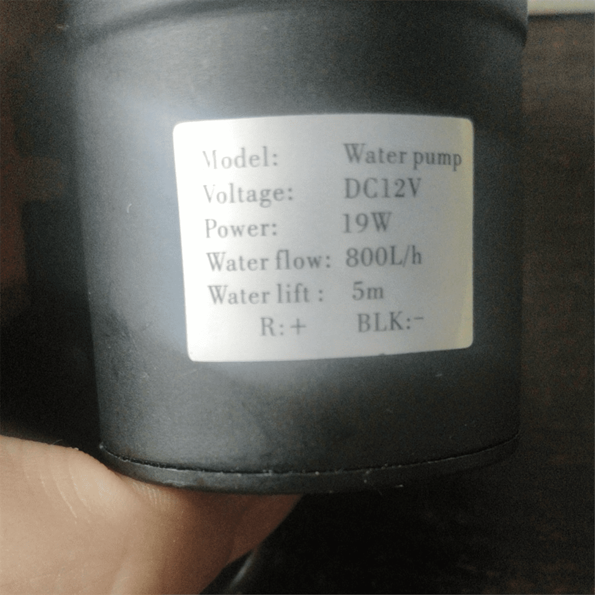 Water Pump Mini DC 12V 19W 800L/H Brushless Motor Submersible Aquarium ...