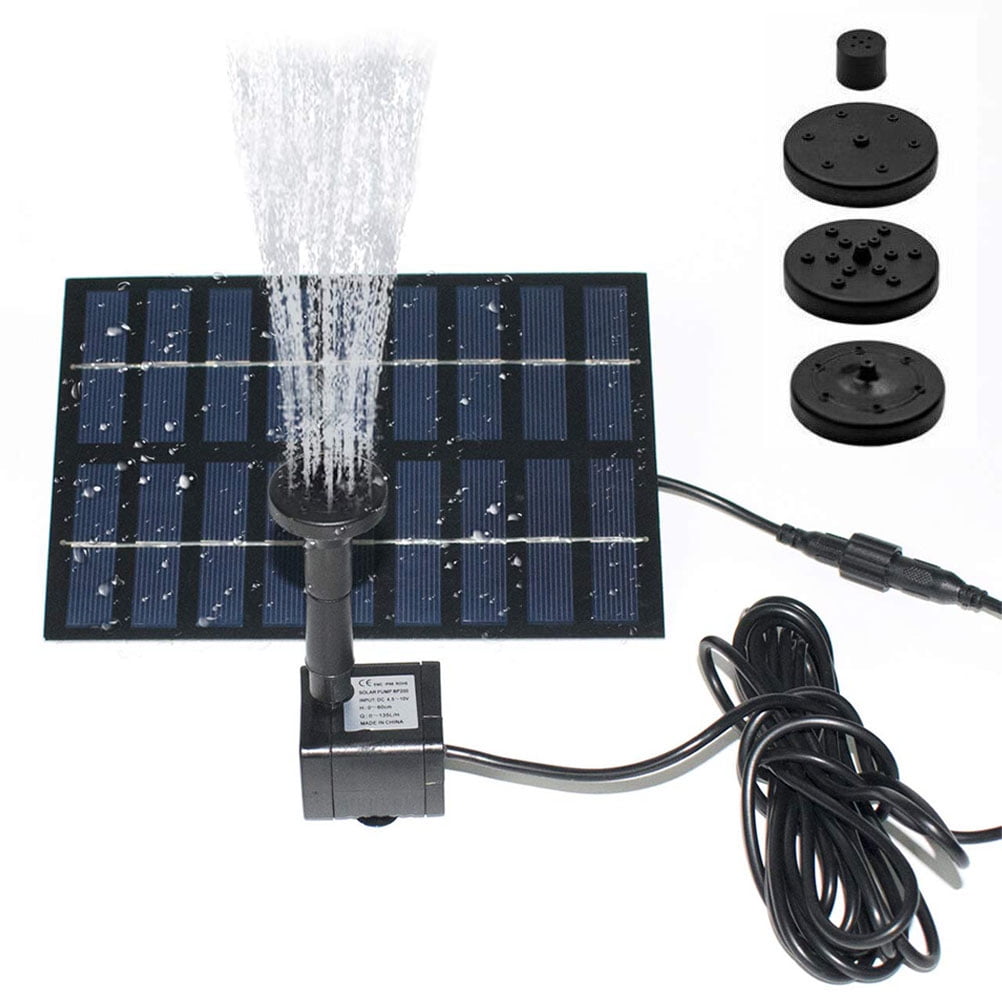 Water Pump Solar Pond Fountain Solar Pond Pump Solar Bird Bath Fountain ...