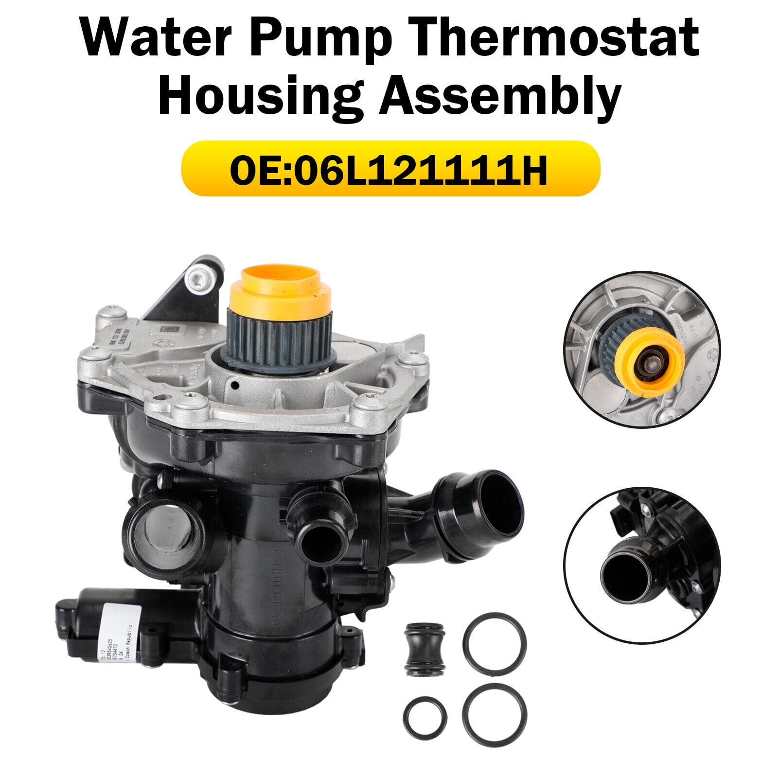 Water Pump Thermostat Housing Assembly for VW Golf GTI for Audi A3 ...