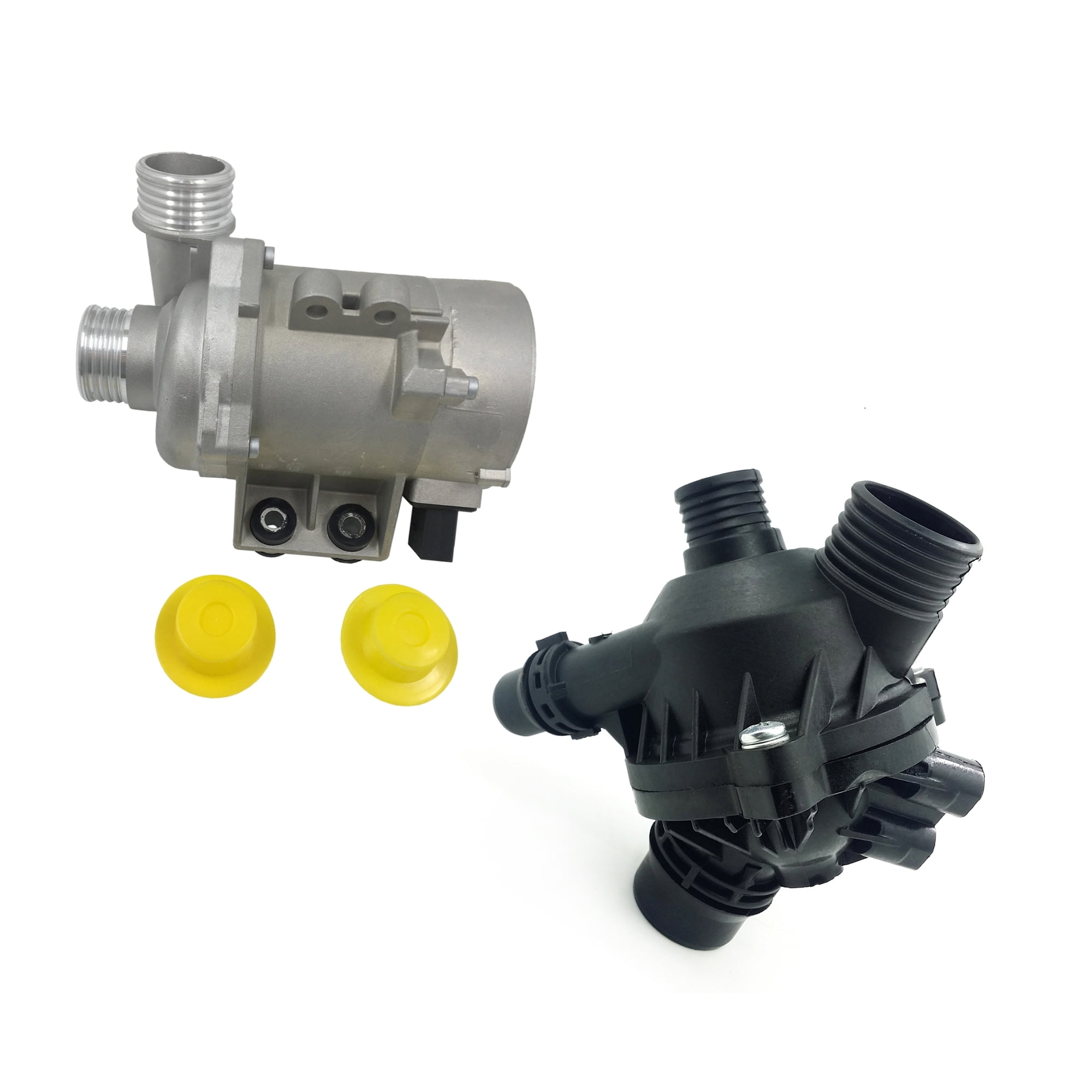 Water Pump With Engine Coolant Thermostat Housing For 2006-2012 BMW ...