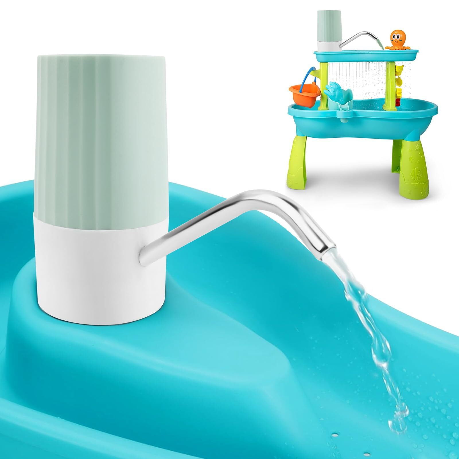 Water Pump for Water Table,Portable Mini Water Table Pump for Kids and ...