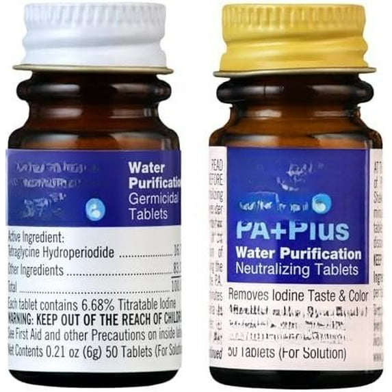 Water Purification Tablets with PA , Portable and Effective Solution ...