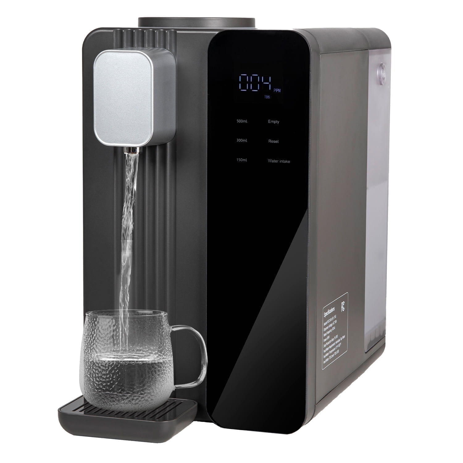 Countertop Water Purifier with TDS & Filter Monitor, Reverse Osmosis RO ...