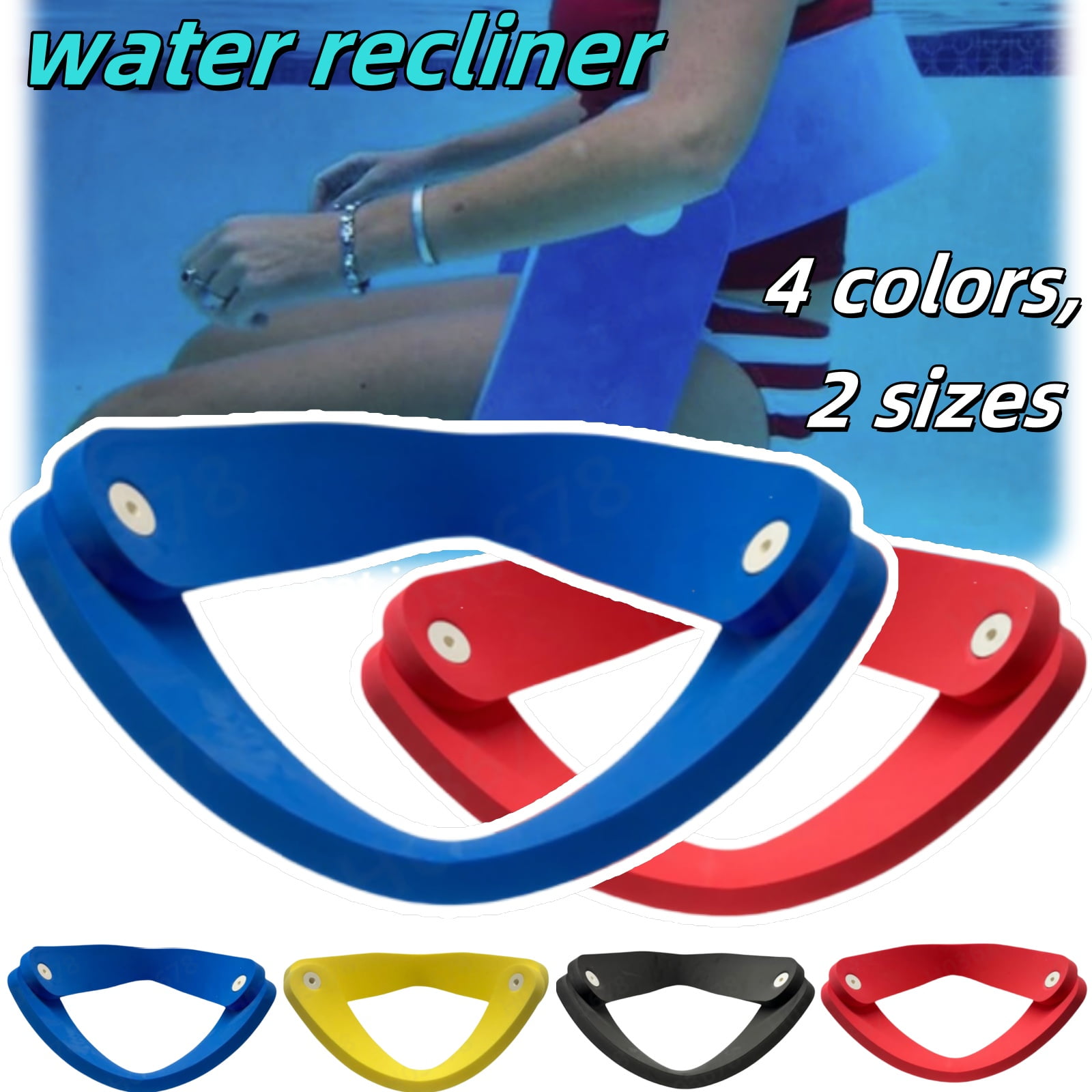 Water Recliner, GrandFloats Float-N-Fold Chair, Civilizek 3-in-1 Non ...