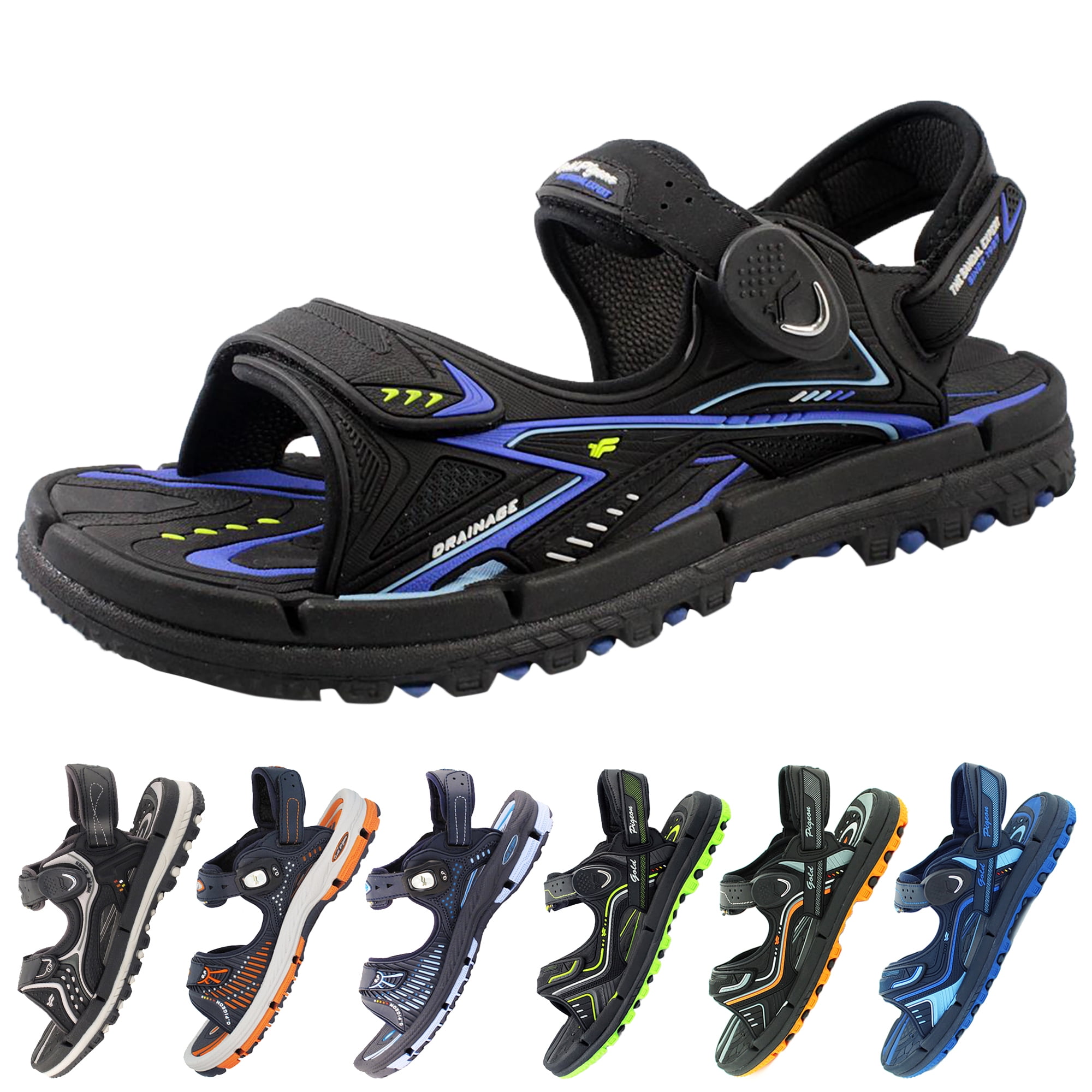 Water Release Sandals for Men & Women: Snap Lock, Waterproof, Slip ...