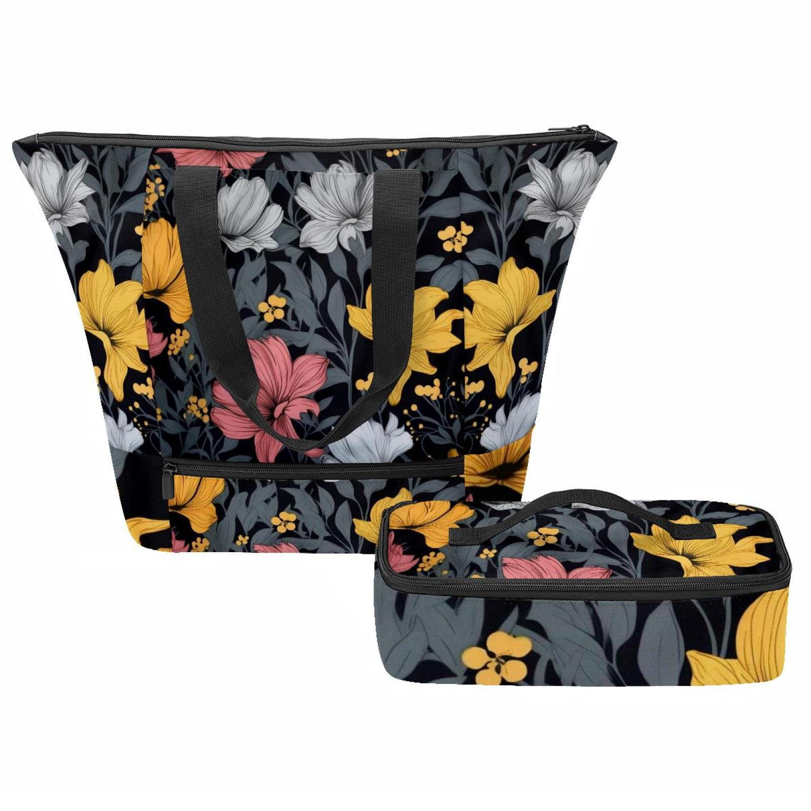 Water Repellent Women Handbag with Aluminum Film Insulated Meal Kit ...