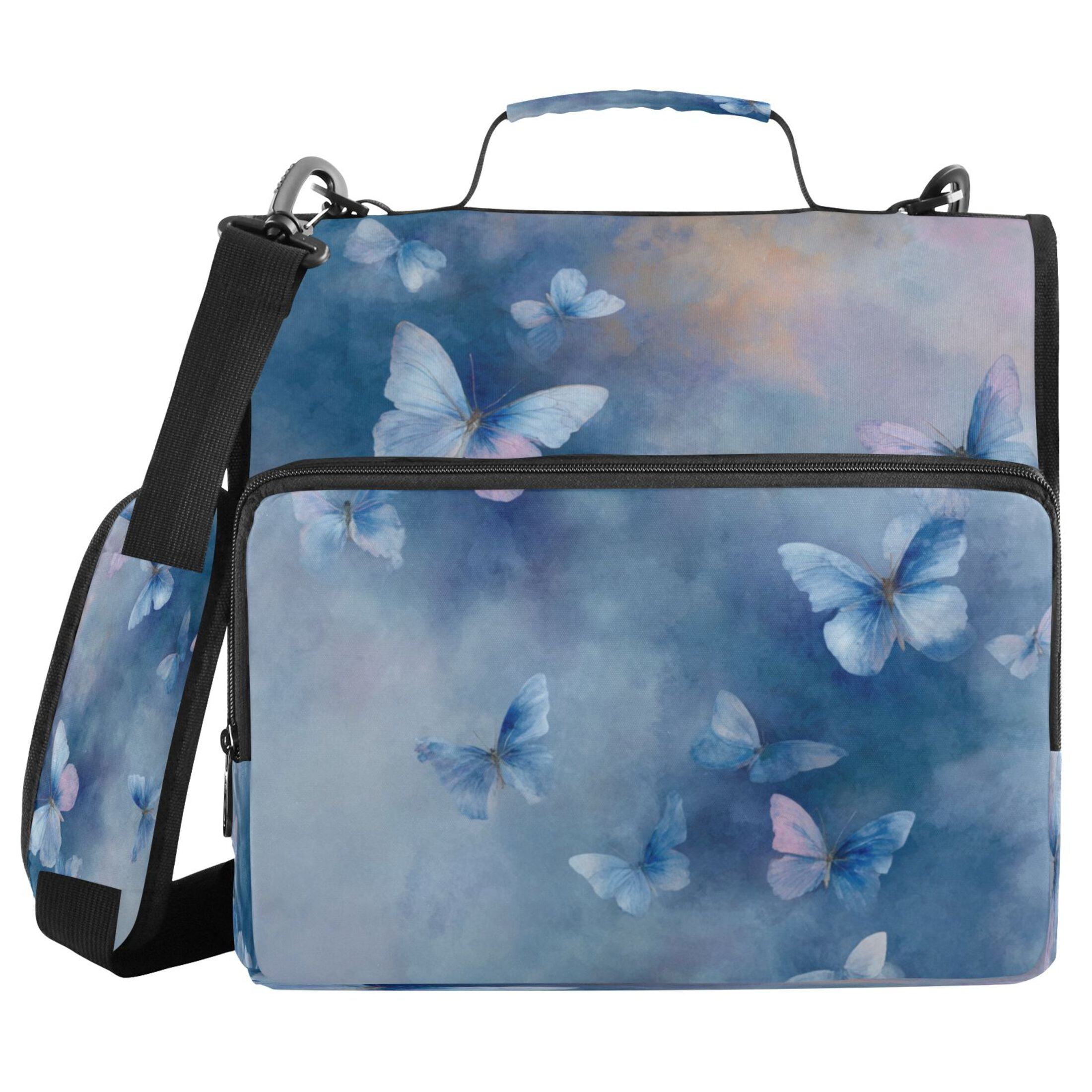 Water-Resistant 3-Ring Binder Organizer with Multiple Pockets Zipper ...