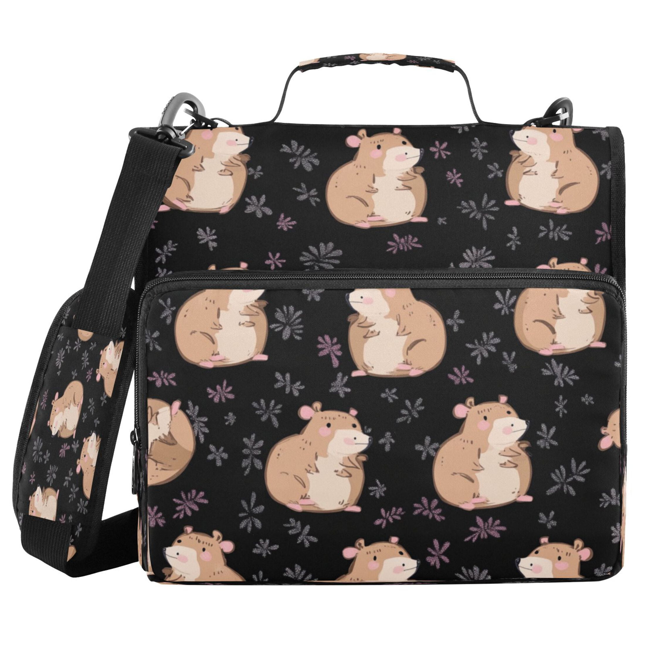 Water-Resistant 3-Ring Binder Organizer with Multiple Pockets Zipper ...